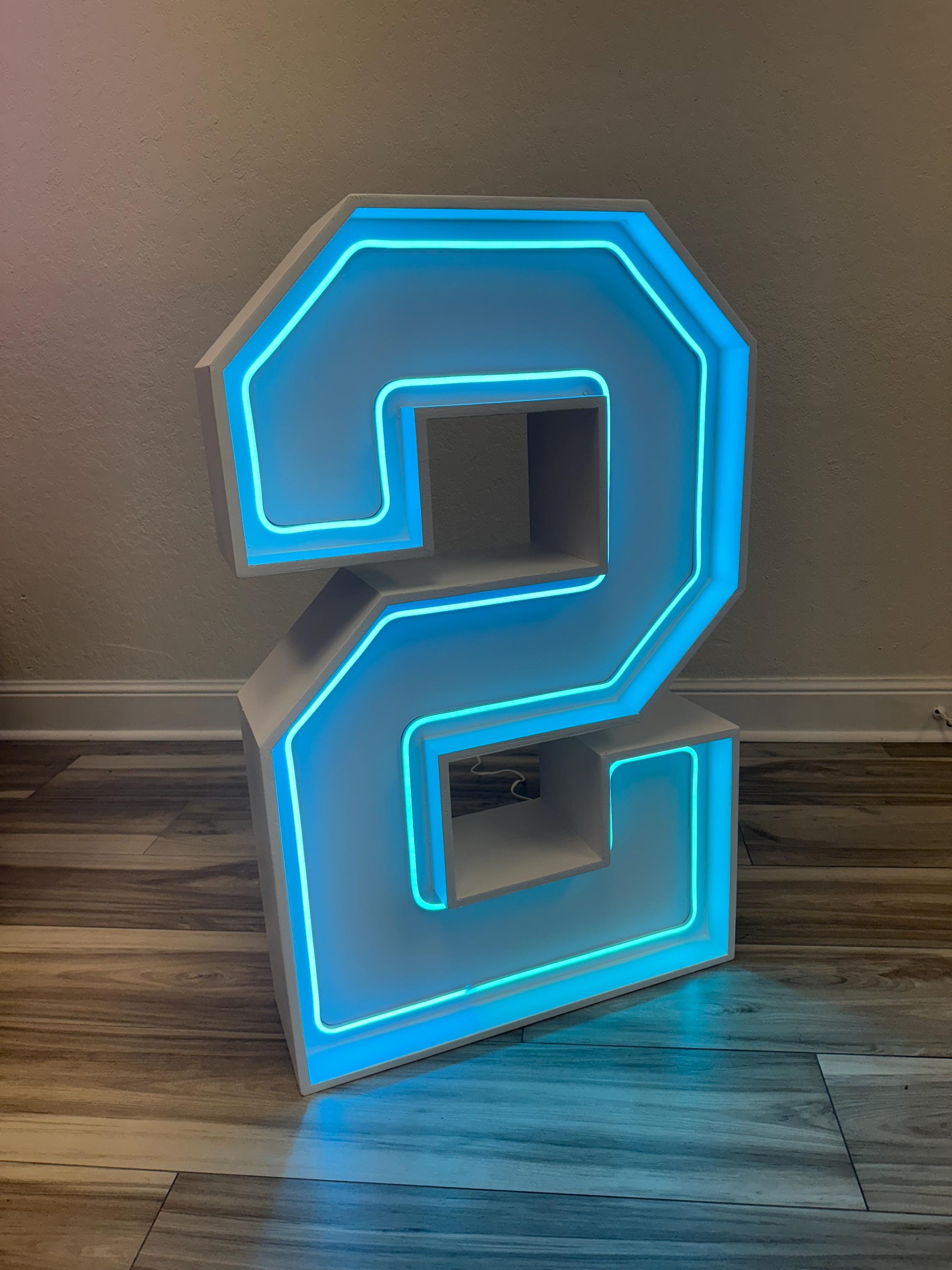 4ft LED Neon Marquee Letter: RGBW Color Changing Light up Sign - Etsy