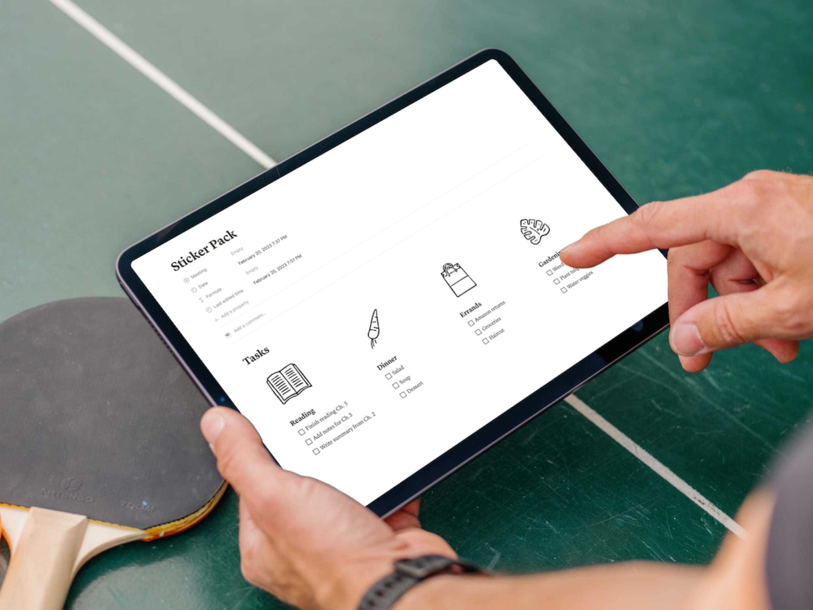 Notion Icons Lifestyle Stickers Sage Green (Instant Download) - Etsy