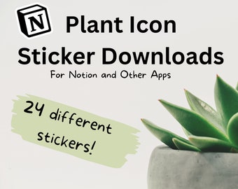 Plant Notion Icon - Etsy
