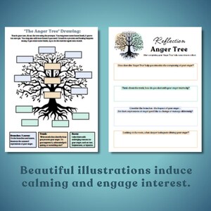 Stages of Grief Anger Worksheets, Grief Therapy Workbook, Worksheets ...