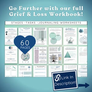 Grief Therapy Worksheets, Kids Teens Counseling, Grief Check-in ...