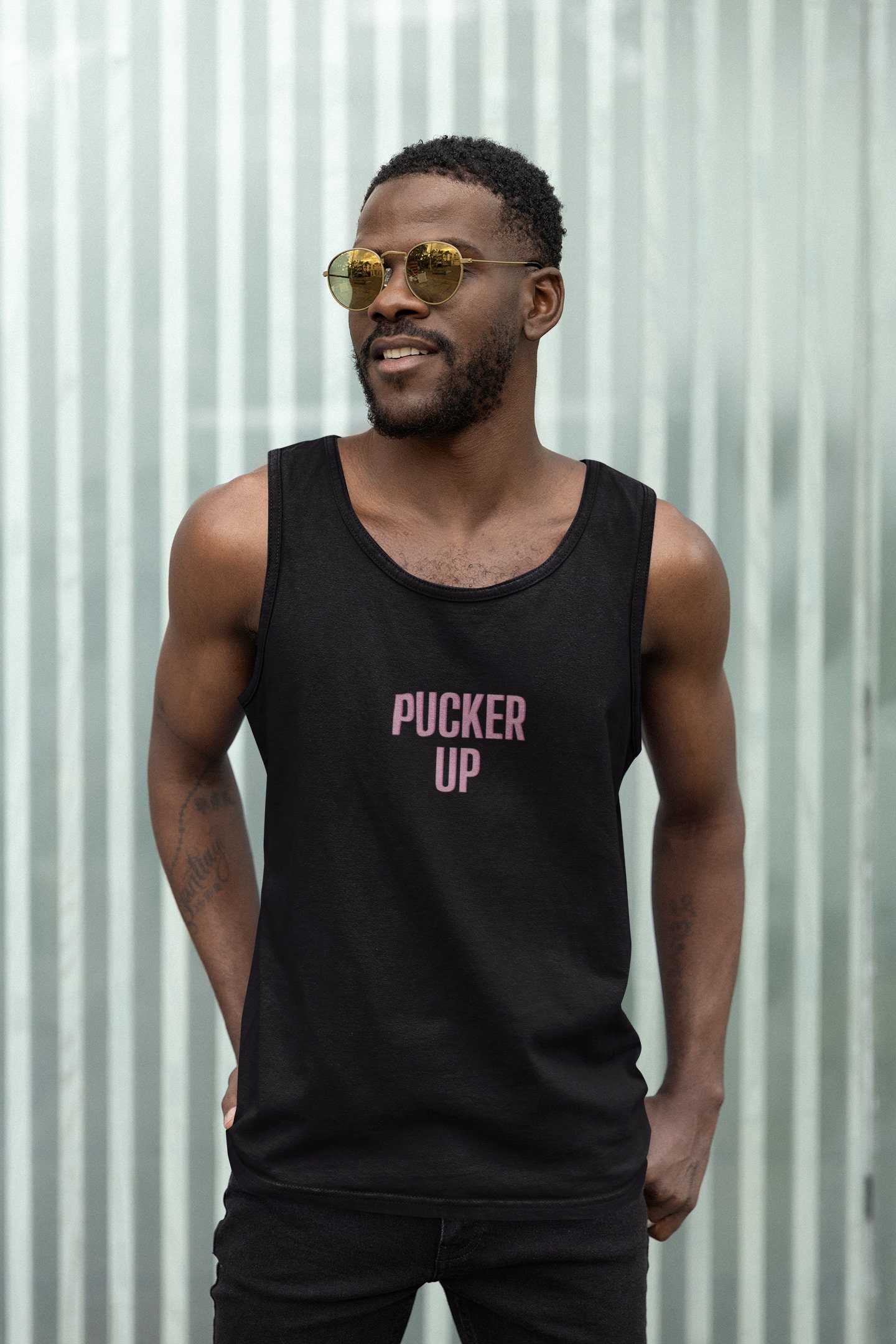 Gay RUSH Tank Top for Gay Club Tank for Gay Friend Pink Summer Tank Top ...