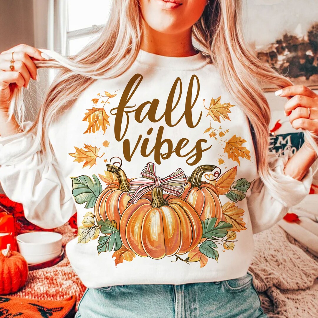 Fall Vibes Png, Autumn Girl Png, Retro Halloween Png, Trending Png ...