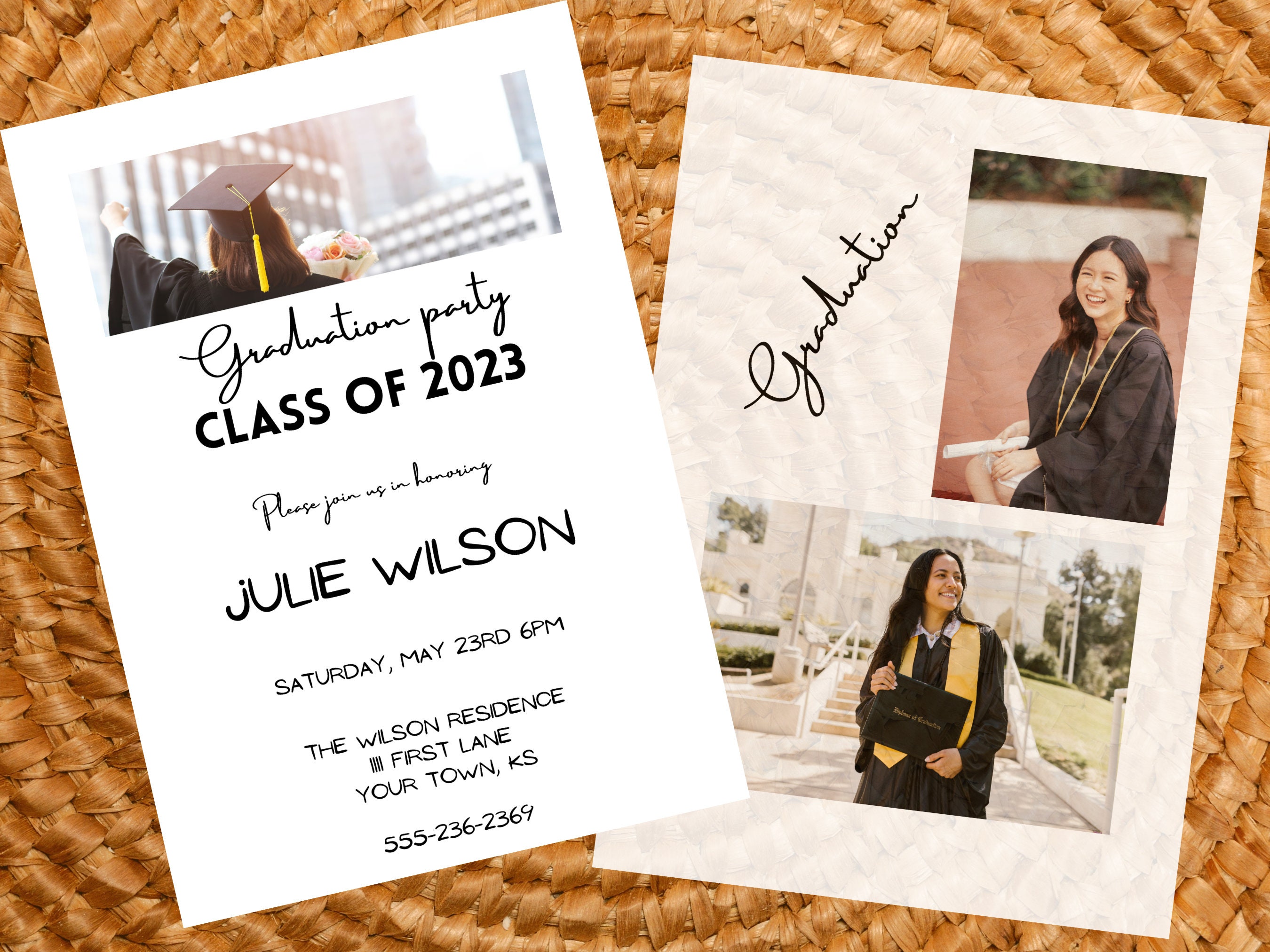 Graduation Invite, Graduation Party, Grad Announcement, College ...