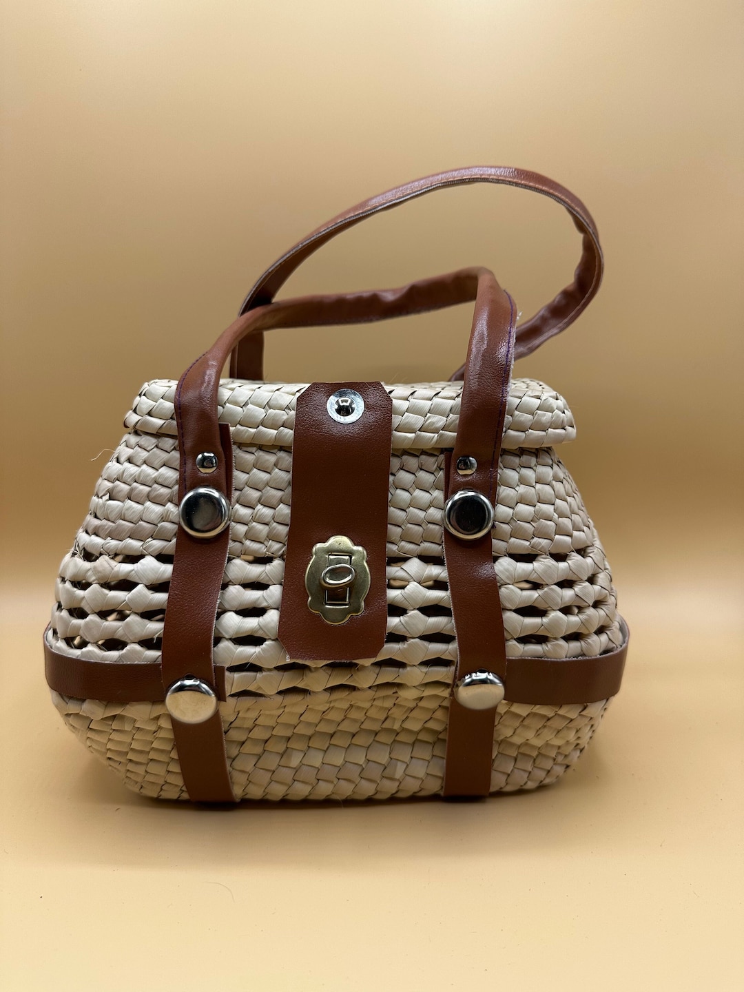 Mini Handwoven Palm Leaf Purse - Etsy