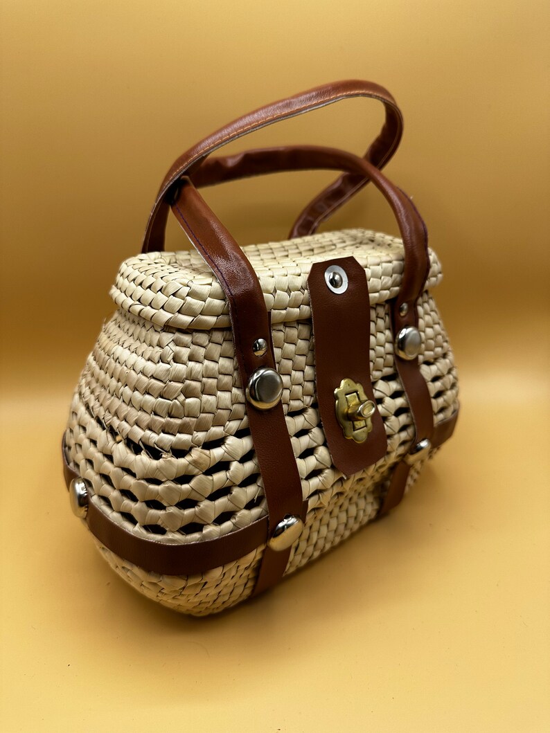 Mini Handwoven Palm Leaf Purse - Etsy