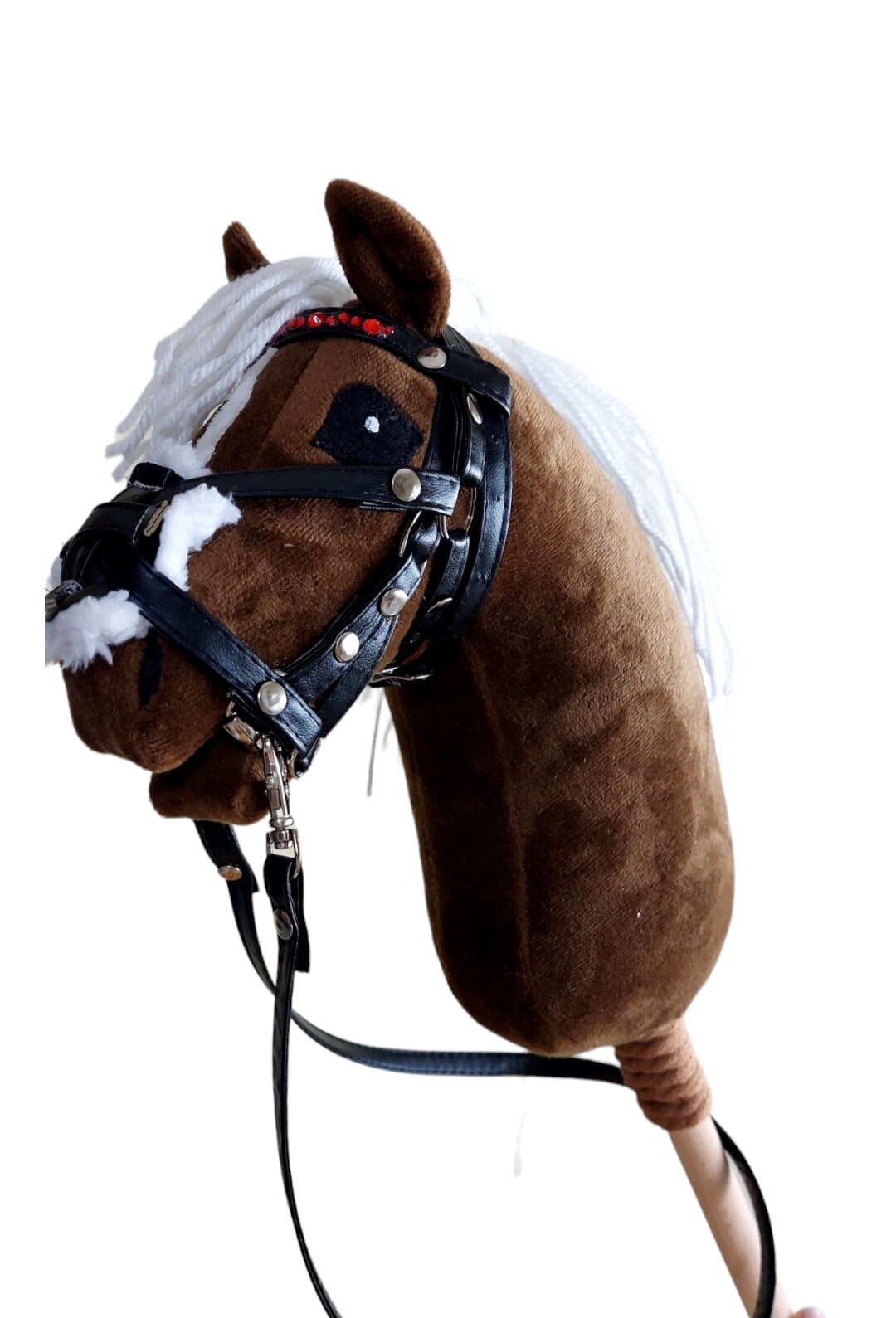 Set mexican Bridle With Bit Reins for Hobby Horse A4 or A3 - Etsy