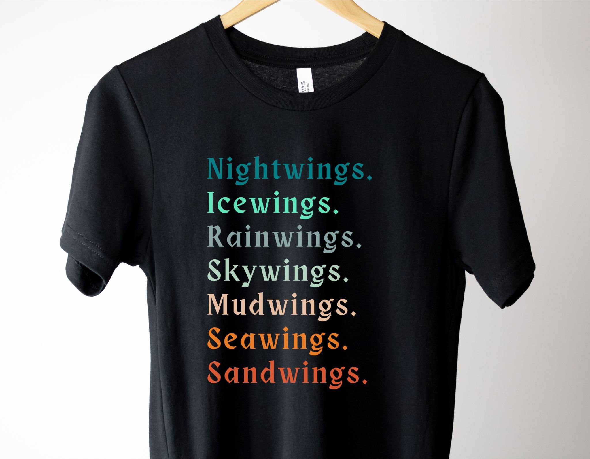 Wings of Fire T-shirt Dragon Adult Shirt Fantasy T-shirt WOF - Etsy ...