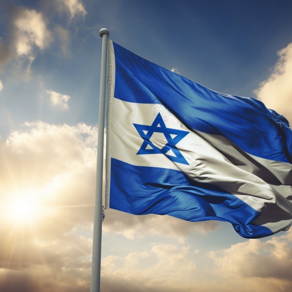 IDF Soldiers Painting Digital Download, IDF Dancing With the Flag Print ...