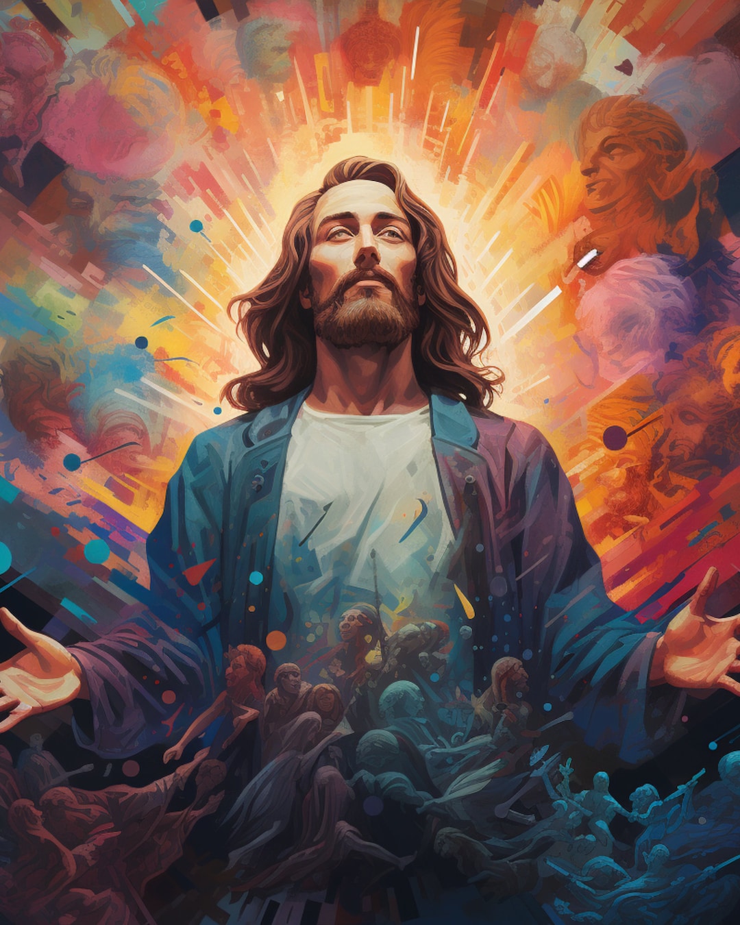 Jesus Holy Spirit - Etsy