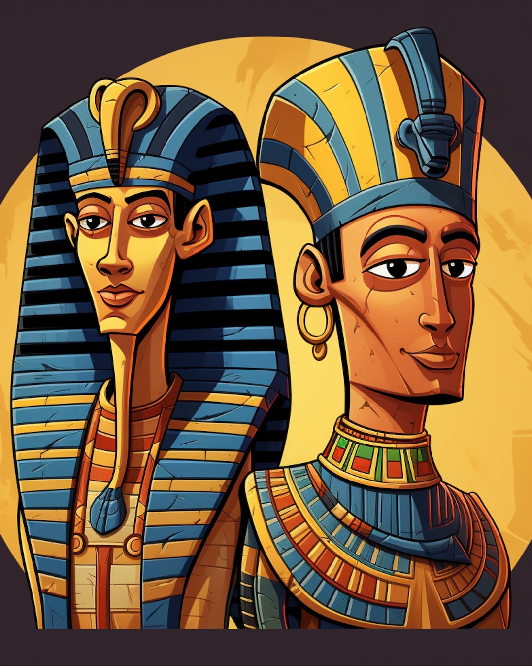 Cartoon Pharaoh - Etsy