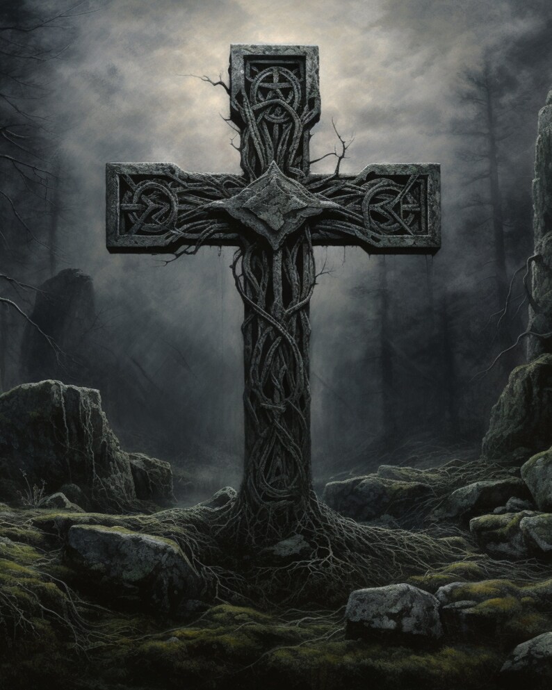 Ancient Fog Cross - Etsy