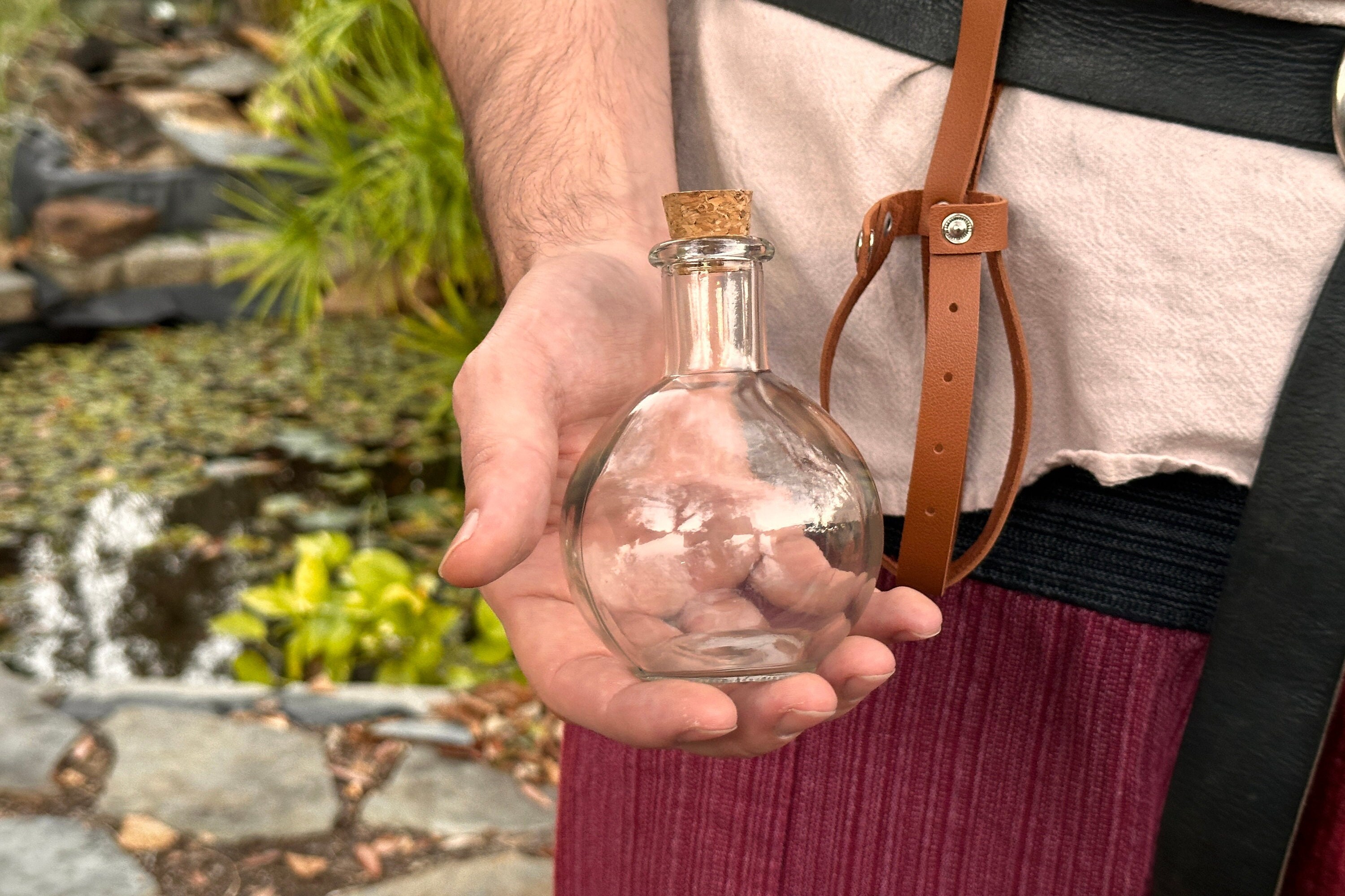 Potion Bottle With Leather Holster - Etsy
