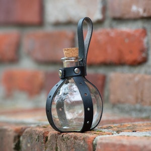 Potion Bottle With Leather Holster - Etsy