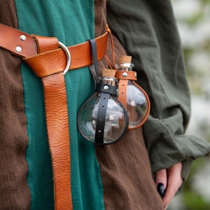 Potion Bottle With Leather Holster - Etsy