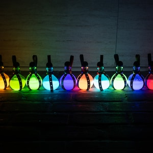 Glowing Light Elixir in Medium Potion Bottle With Leather Holster, USB Rechargeable - Etsy