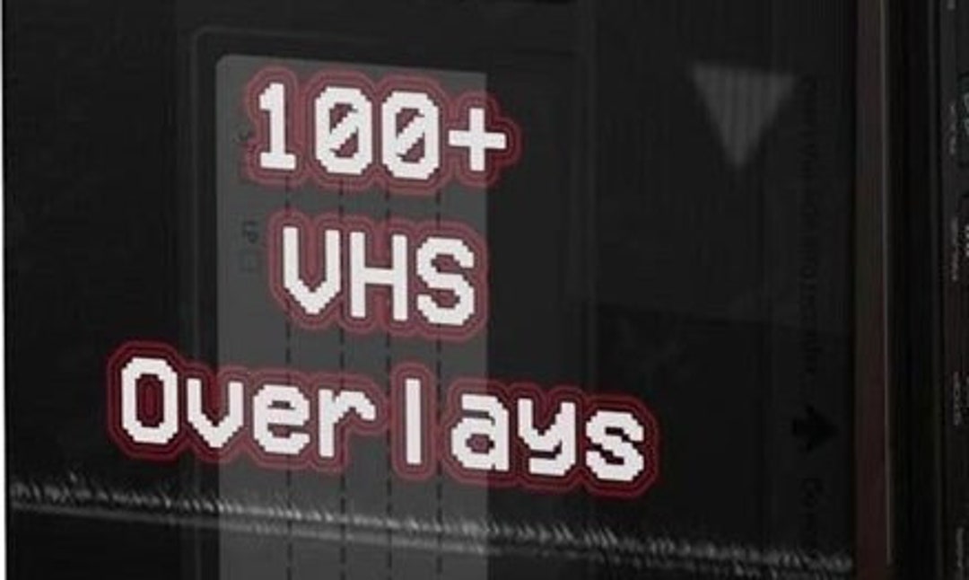 100 Unique VHS Overlays Pack - Etsy