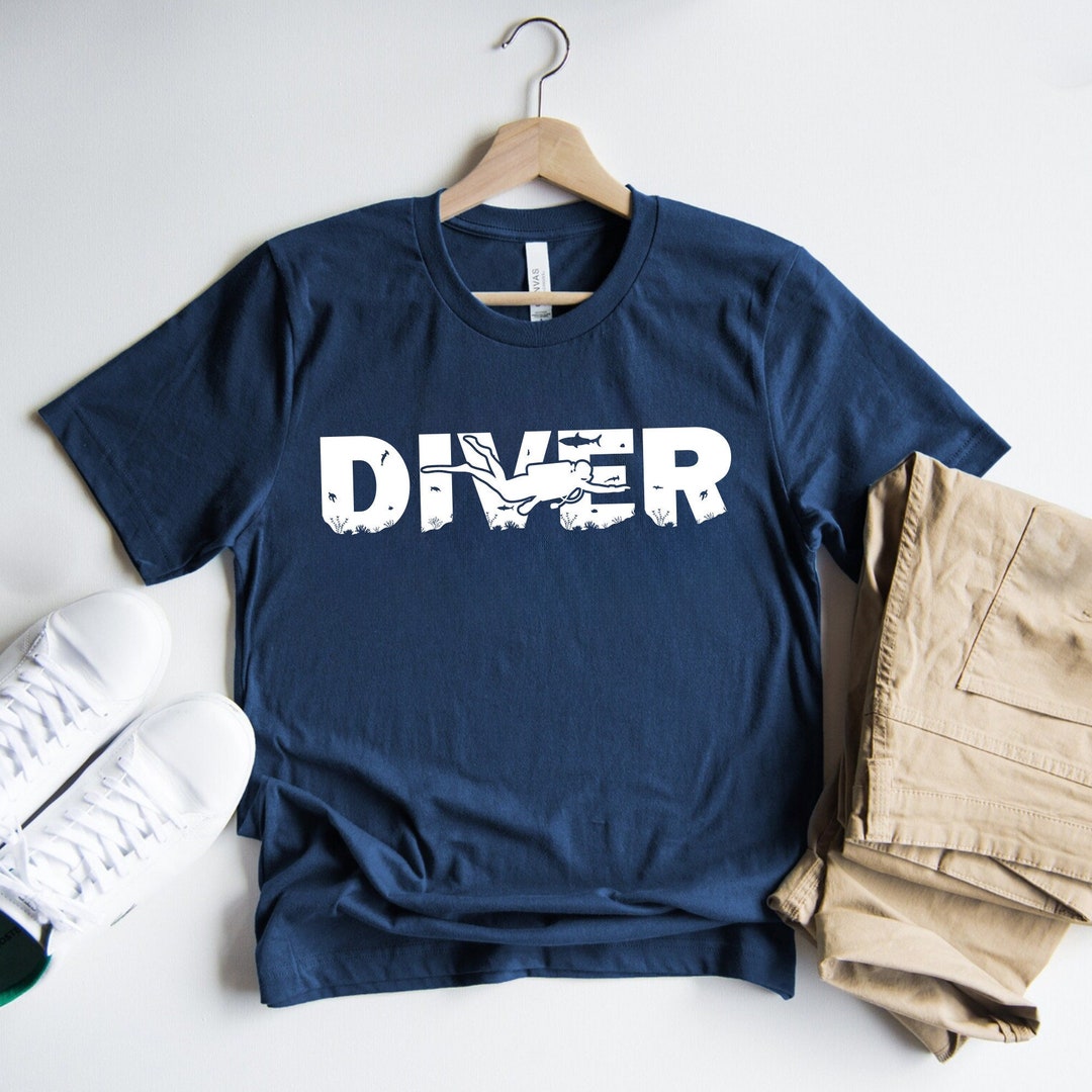 Scuba Shirt, Scuba Diver Gift, Diving Shirt, Scuba Diving Tee, Scuba T ...