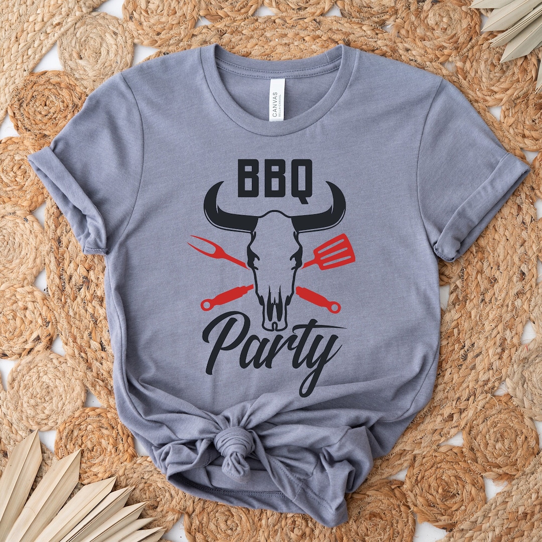 Bbq Party Shirt, Funny Barbecue T-shirt, BBQ Lovers Shirt, BBQ Party ...