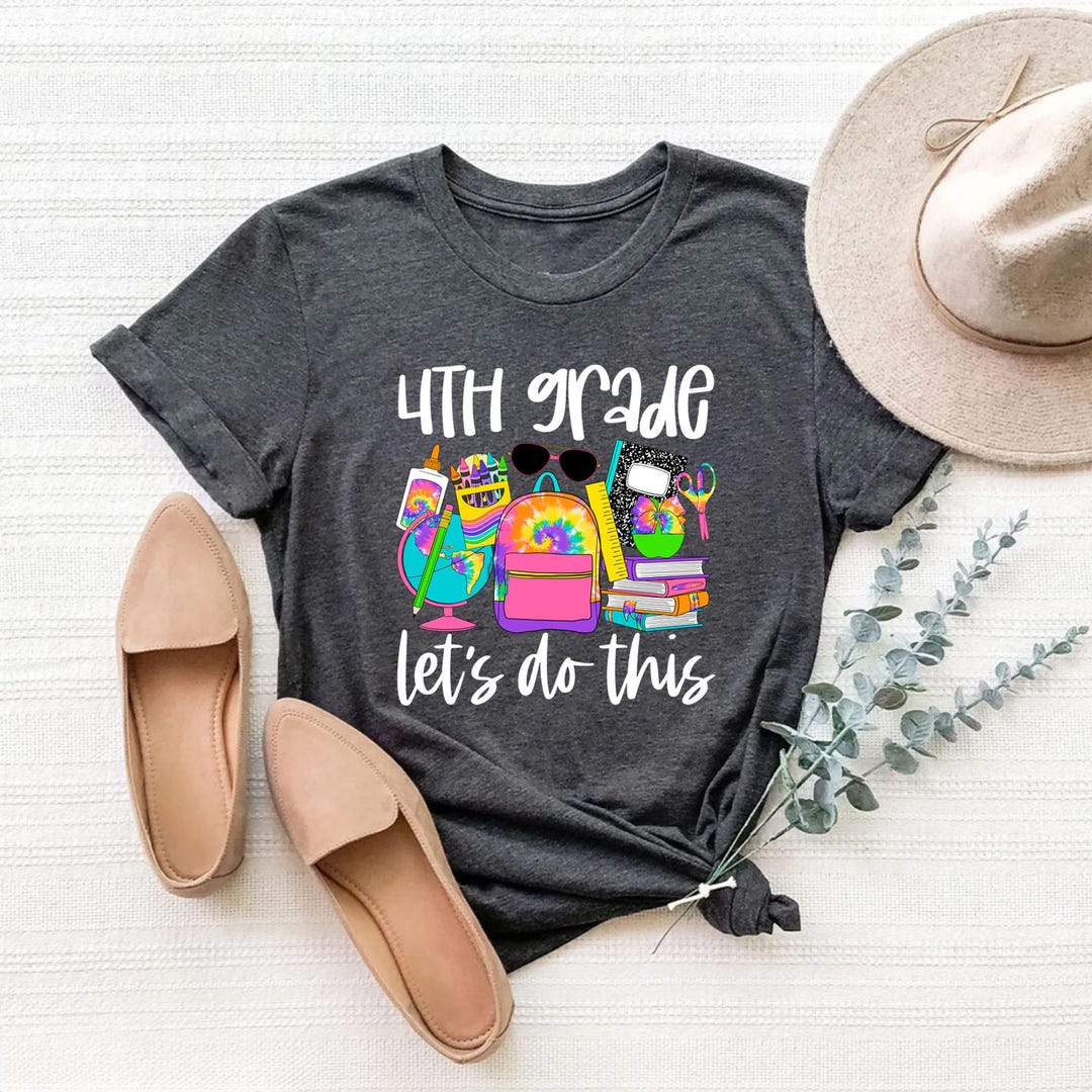 Fourth Grade Shirts, Hello Fourth Grade Shirt, 4th Grade Girl Shirt ...