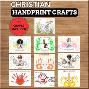He is Risen Handprint Craft, Christian Easter Handprint Art ...