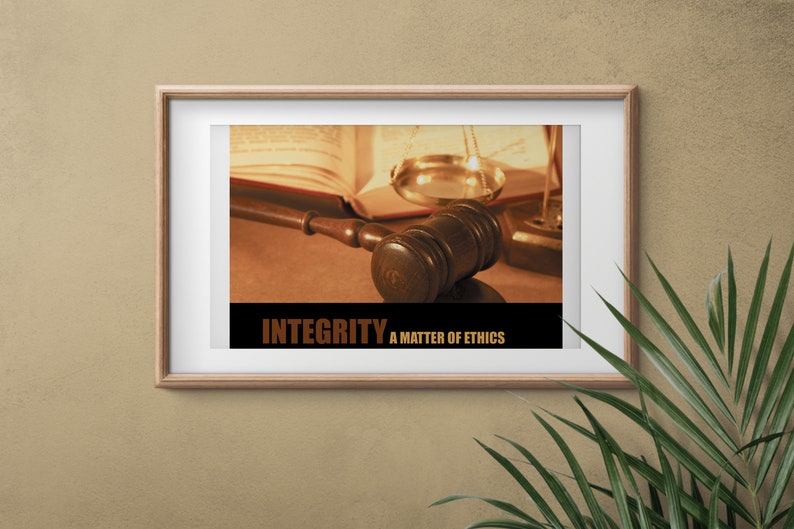 Integrity Management Poster - Etsy