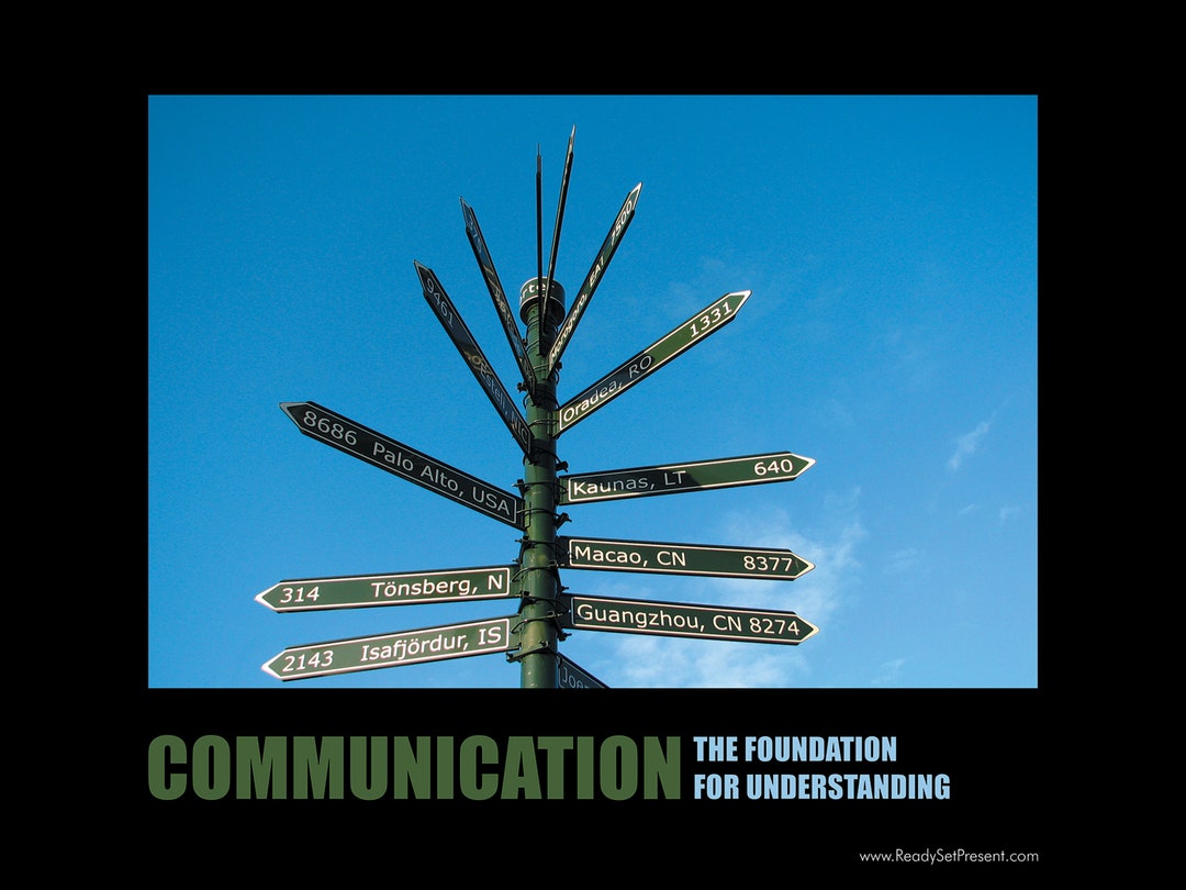 Communication, Poster, Office Wall Art, Office Decor, Management ...