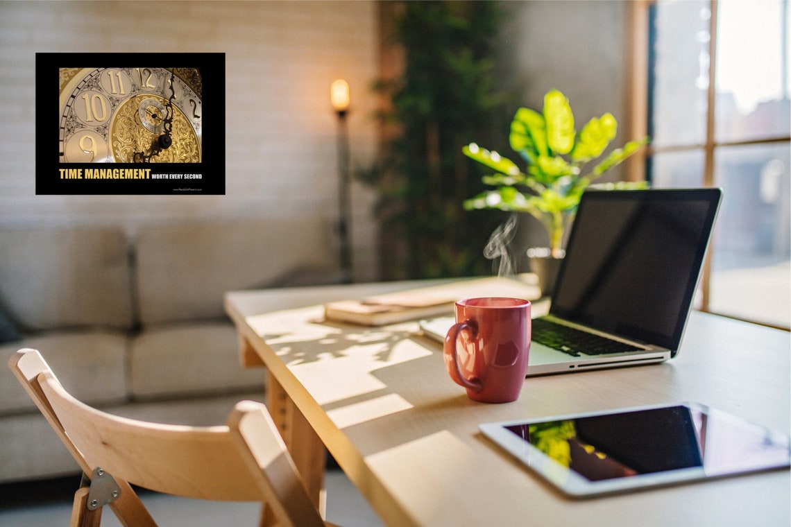 Time Management Motivational Poster - Etsy