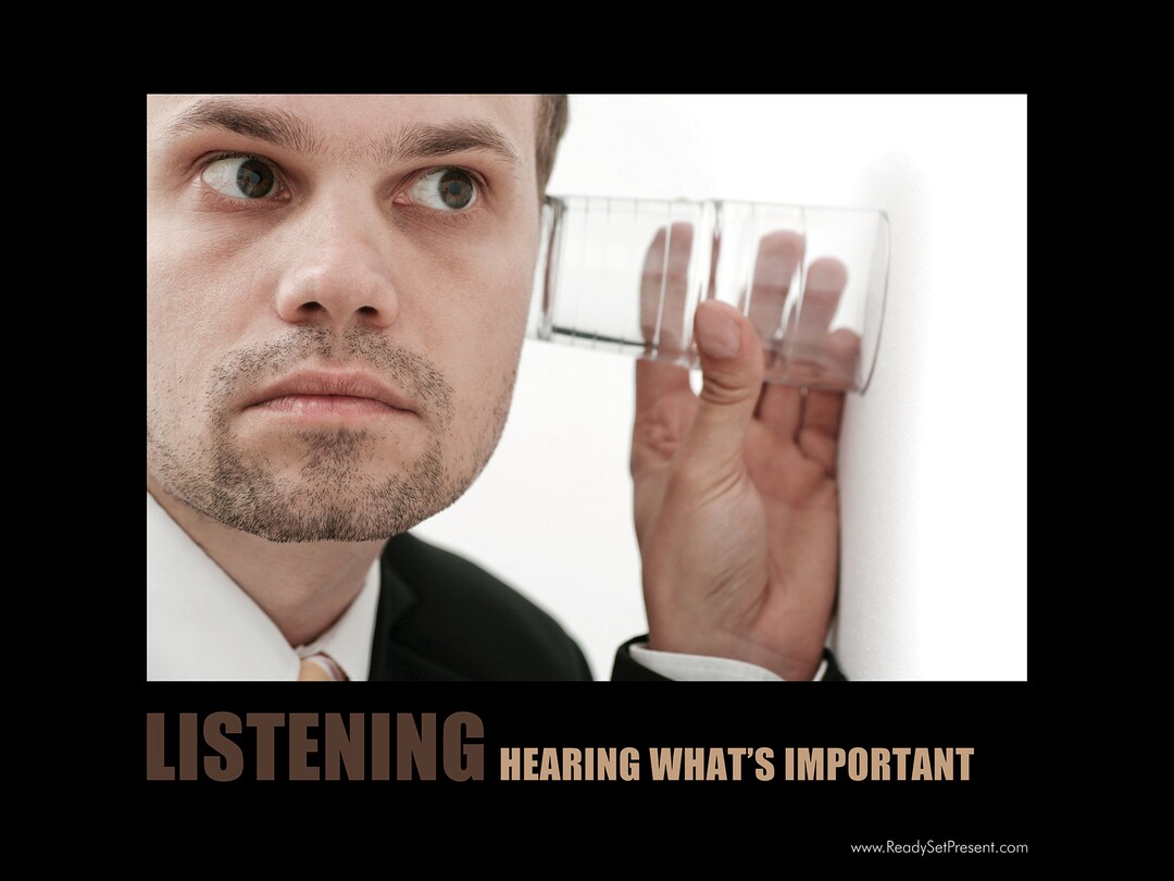 Listening Poster for Office Wall Art - Etsy
