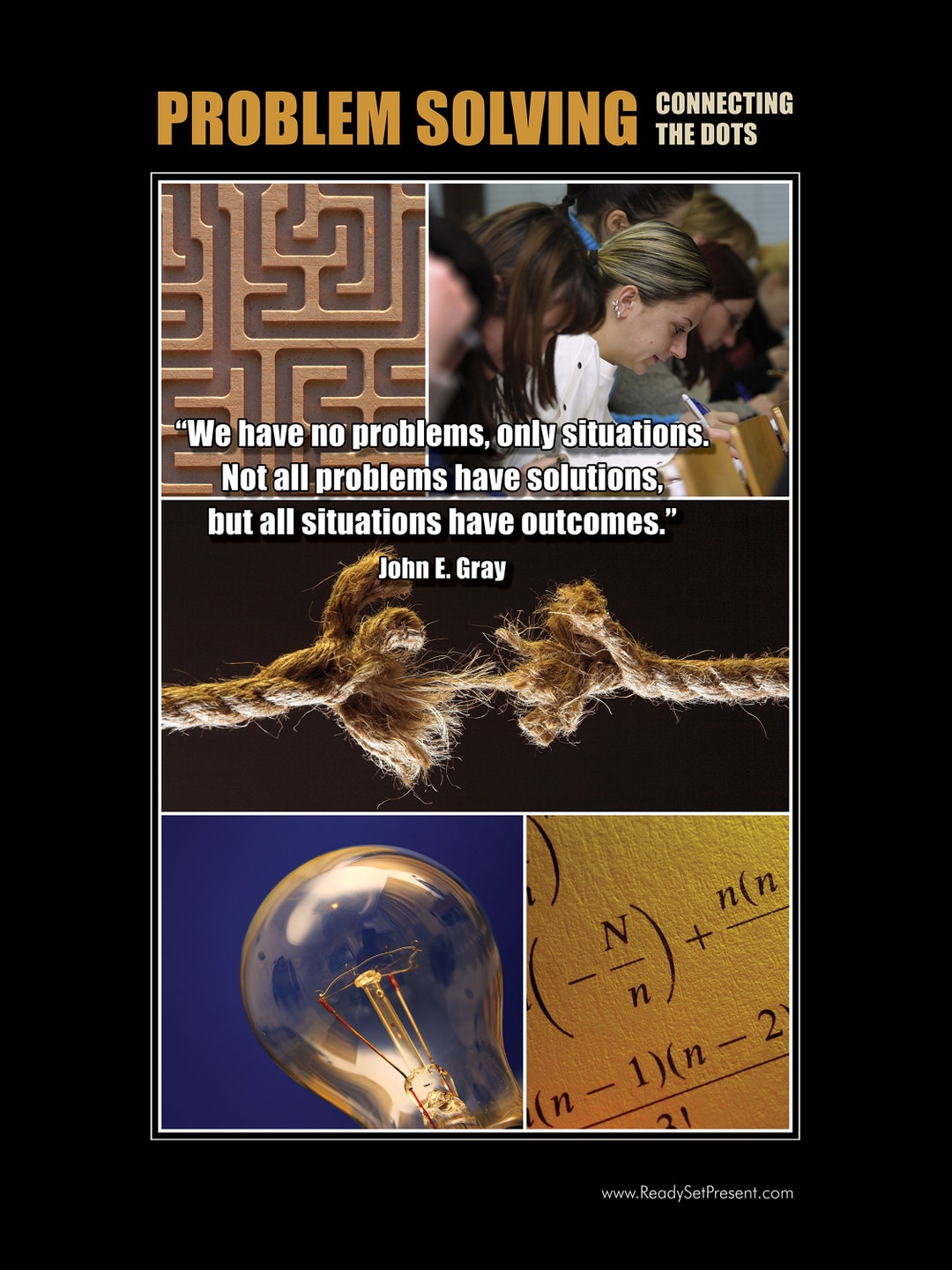 Problem Solving, Poster, Office Wall Art, Office Decor, Management ...