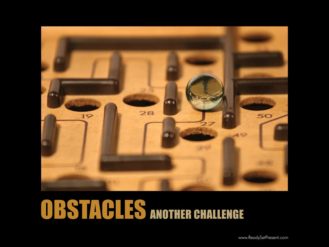 Obstacles Poster - Etsy