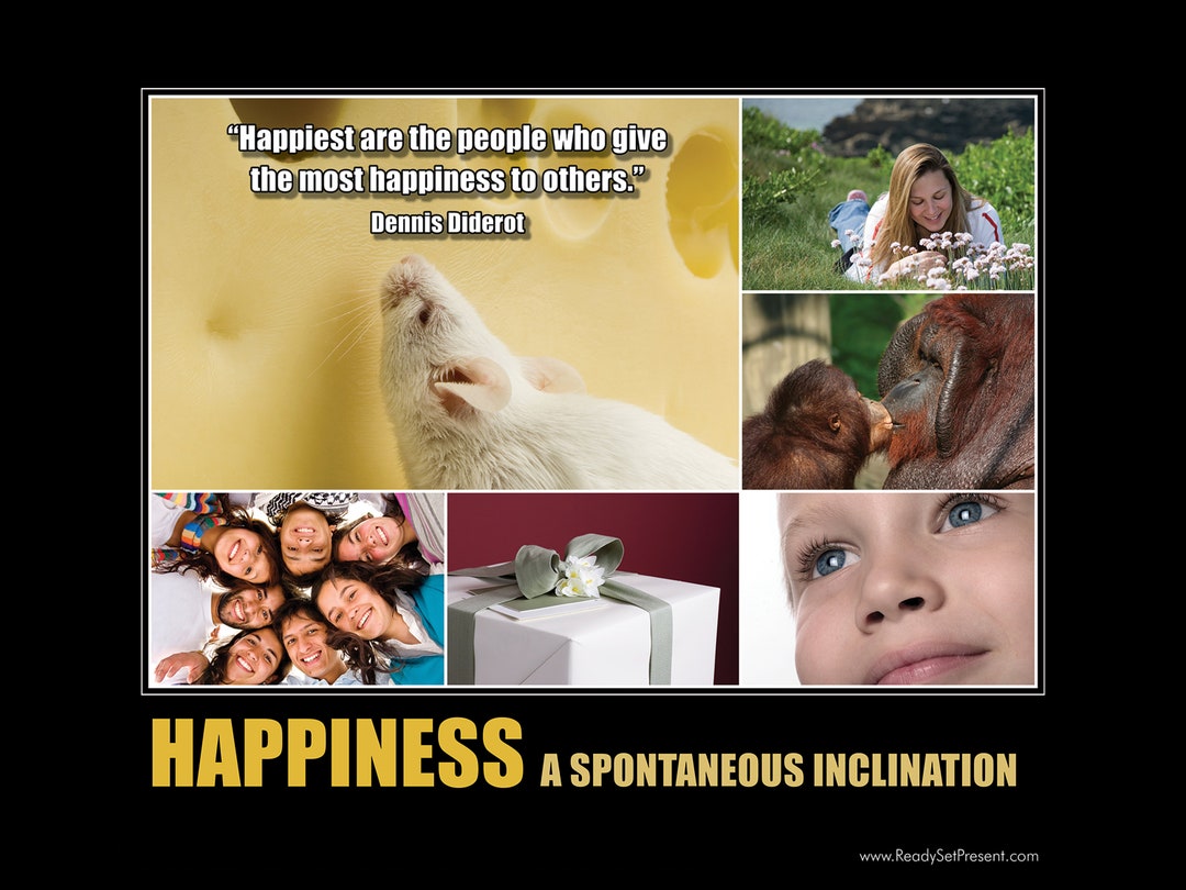 Happiness Collage Poster - Etsy