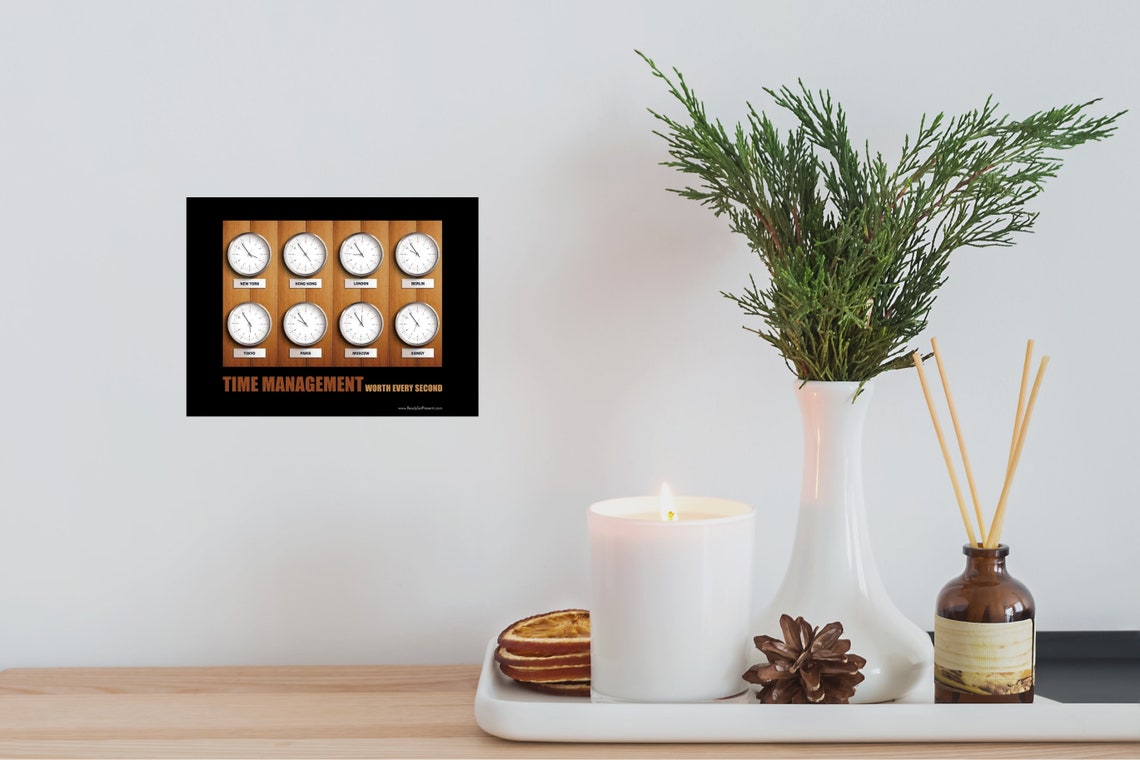 Time Management Poster - Etsy