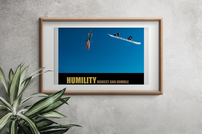 Humility, Poster, Office Wall Art, Office Decor, Management ...