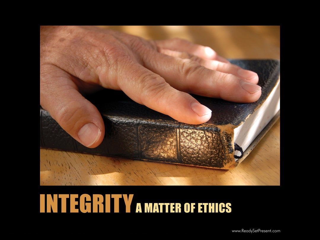 Integrity Inspirational Poster - Etsy