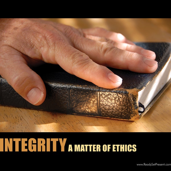 Integrity Poster - Etsy
