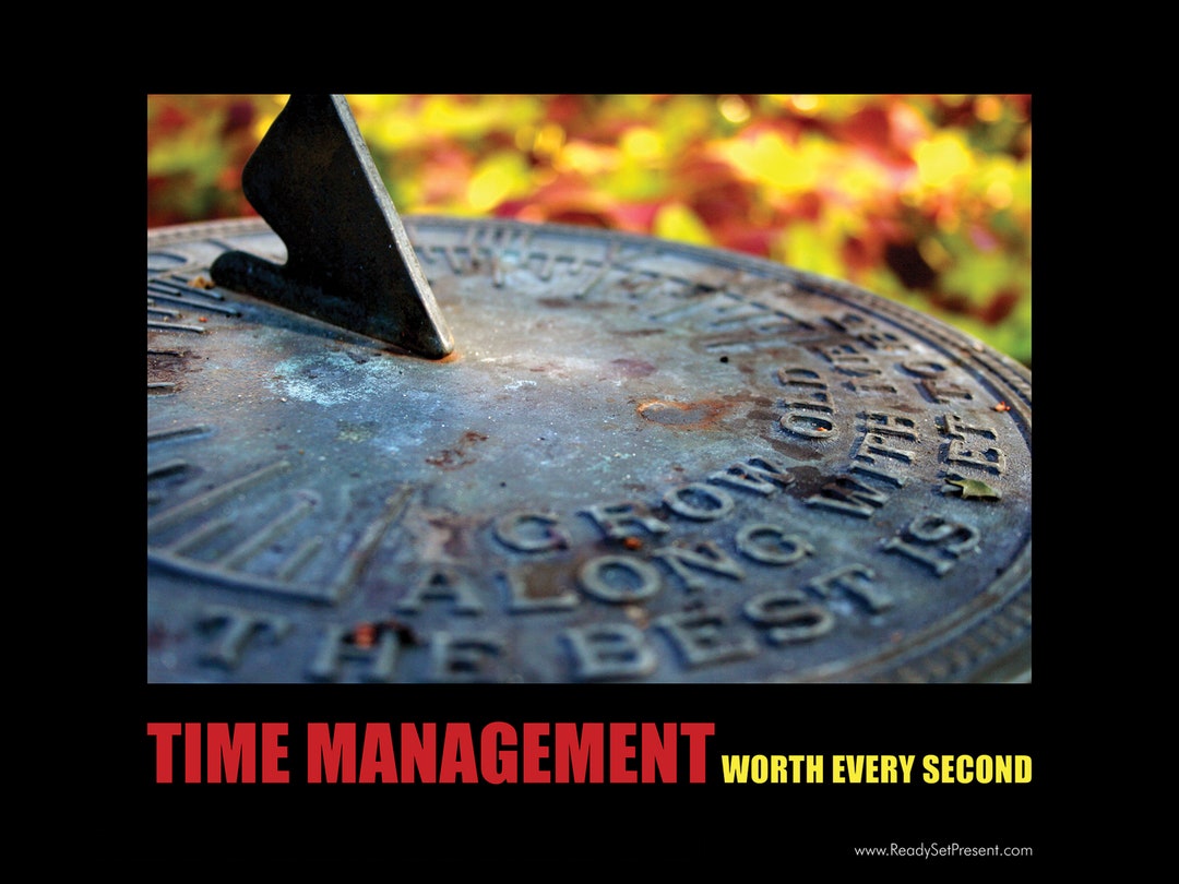 Time Management, Poster, Office Wall Art, Office Decor, Management ...