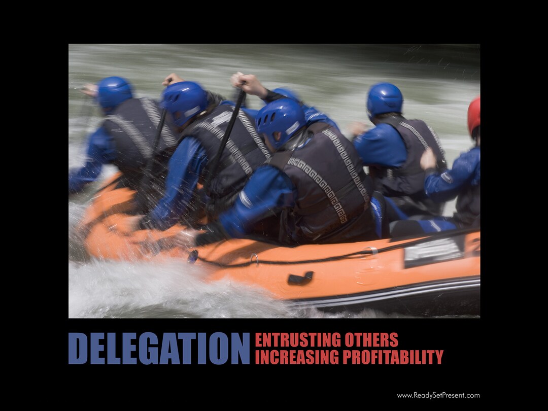 Delegation Motivational Poster - Etsy