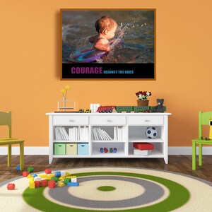 Courage, Poster, Office Wall Art, Office Decor, Management ...