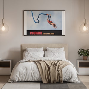 Courage, Poster, Office Wall Art, Office Decor, Management ...