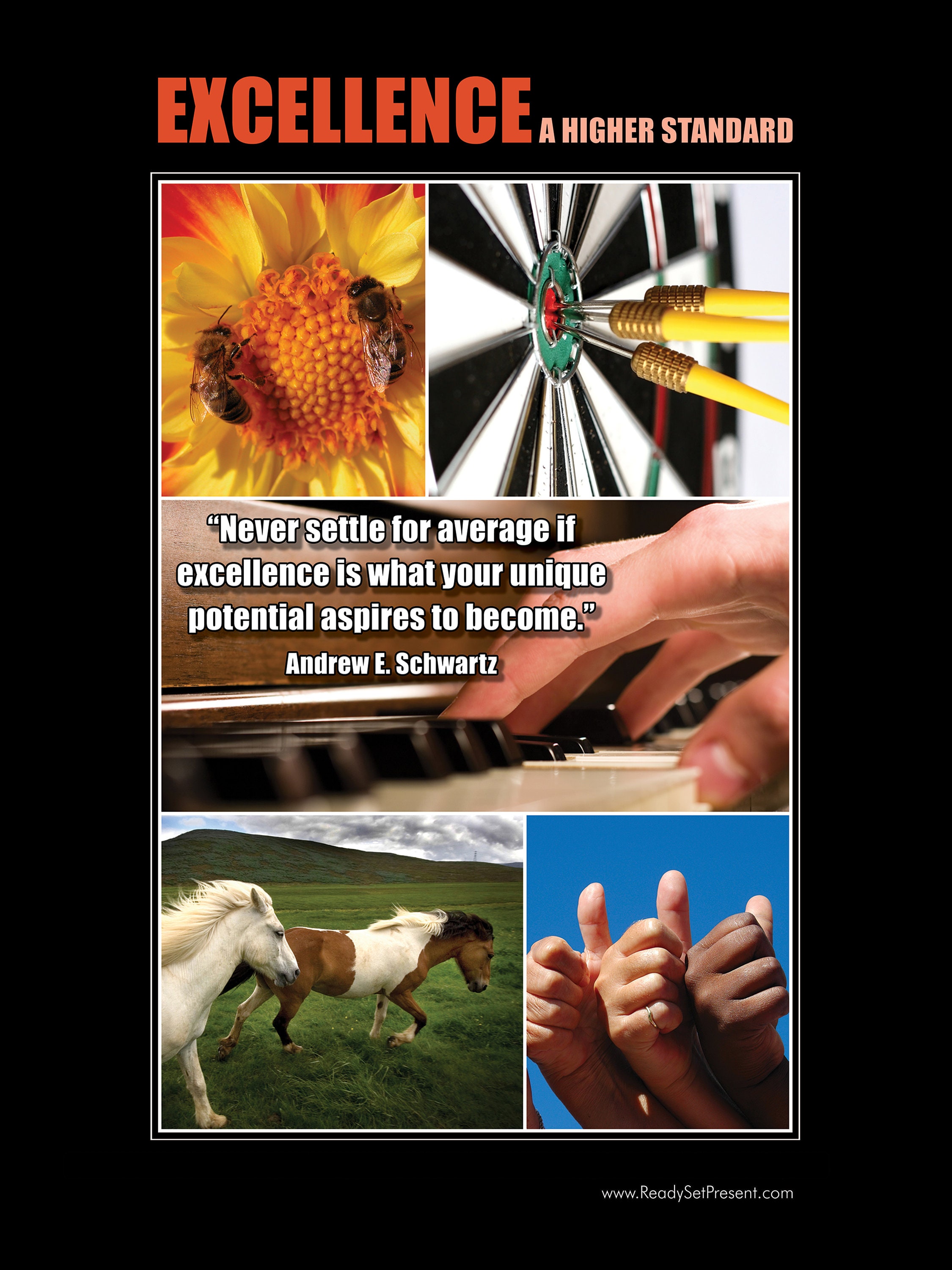 Excellence, Poster, Office Wall Art, Office Decor, Management ...