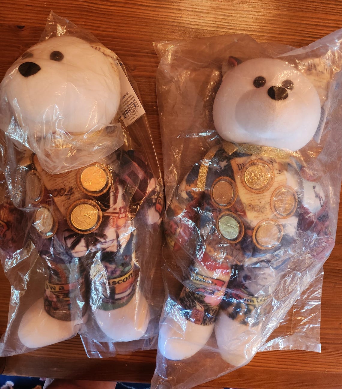 Collectible Bears With State Quarters Included- Great Gift!! - Etsy