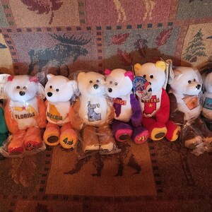 Collectible Bears With State Quarters Included- Great Gift!! - Etsy