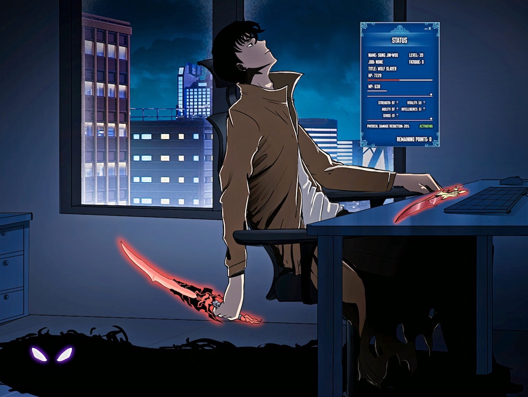 Animated Solo Leveling Wallpaper - Etsy