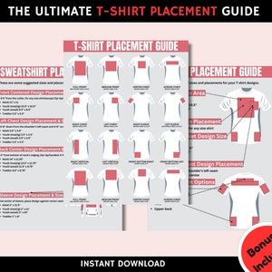T-shirt Placement Guide, Vinyl Placement, Heat Transfer Vinyl Tool ...
