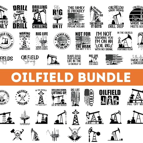 Oil Field Svg - Etsy