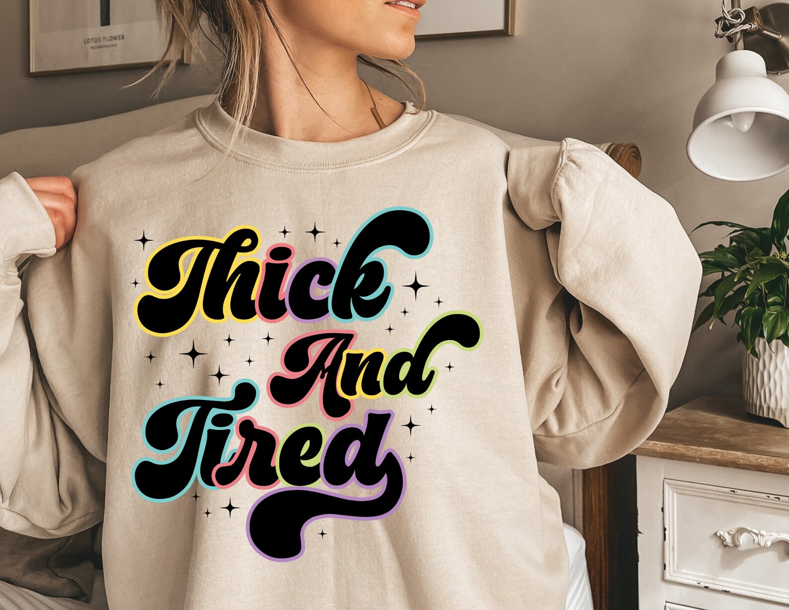 Thick and Tired SVG, Thick and Tired PNG, Thick Svg, Tired Svg, Neon ...