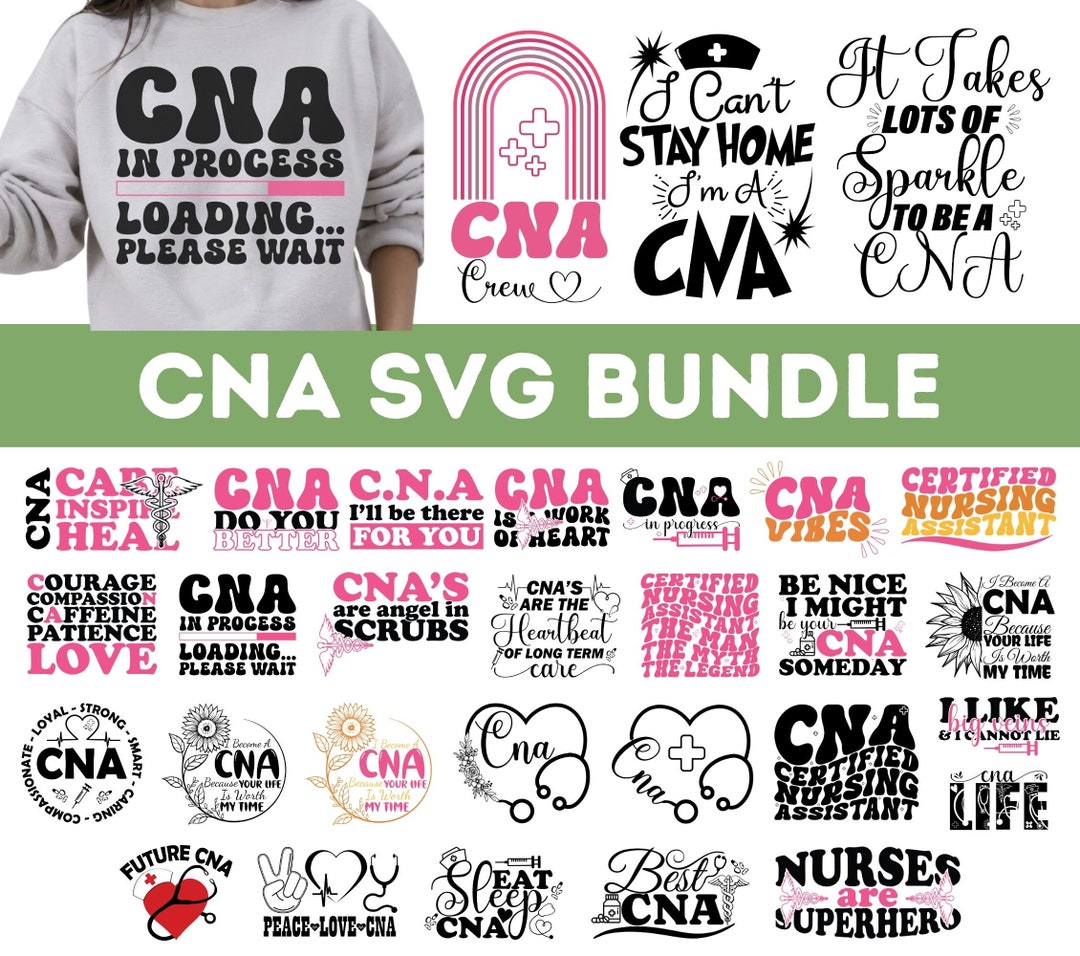 CNA SVG Bundle| Nurse Svg| Nursing Svg| Nurse Life Svg| Medical Svg ...