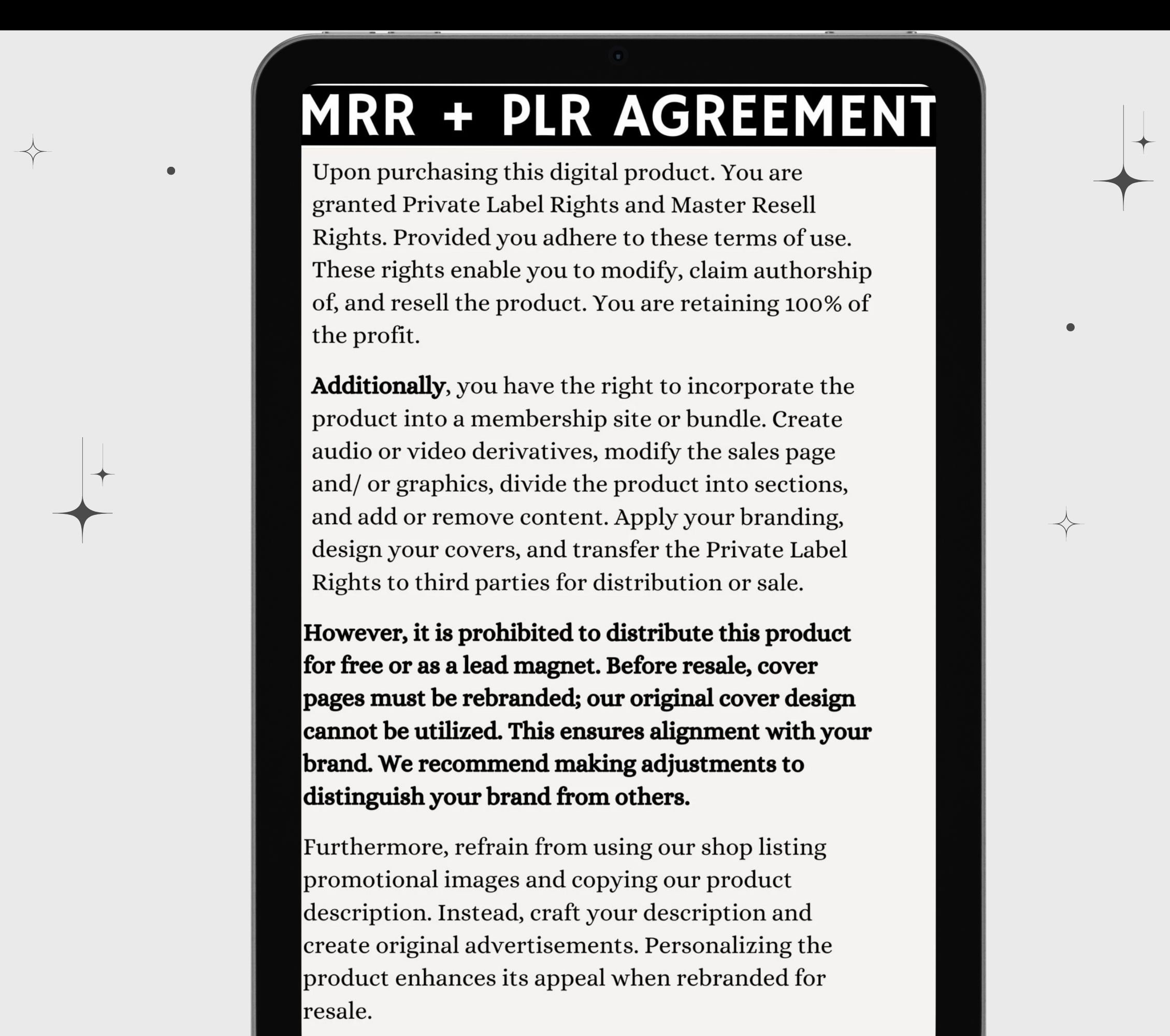 125+ MRR Mockup Canva Template Bundle| Mock up Digital Product Sales ...