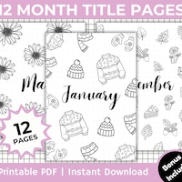 A5 Decorative Journal Page Printable - Etsy